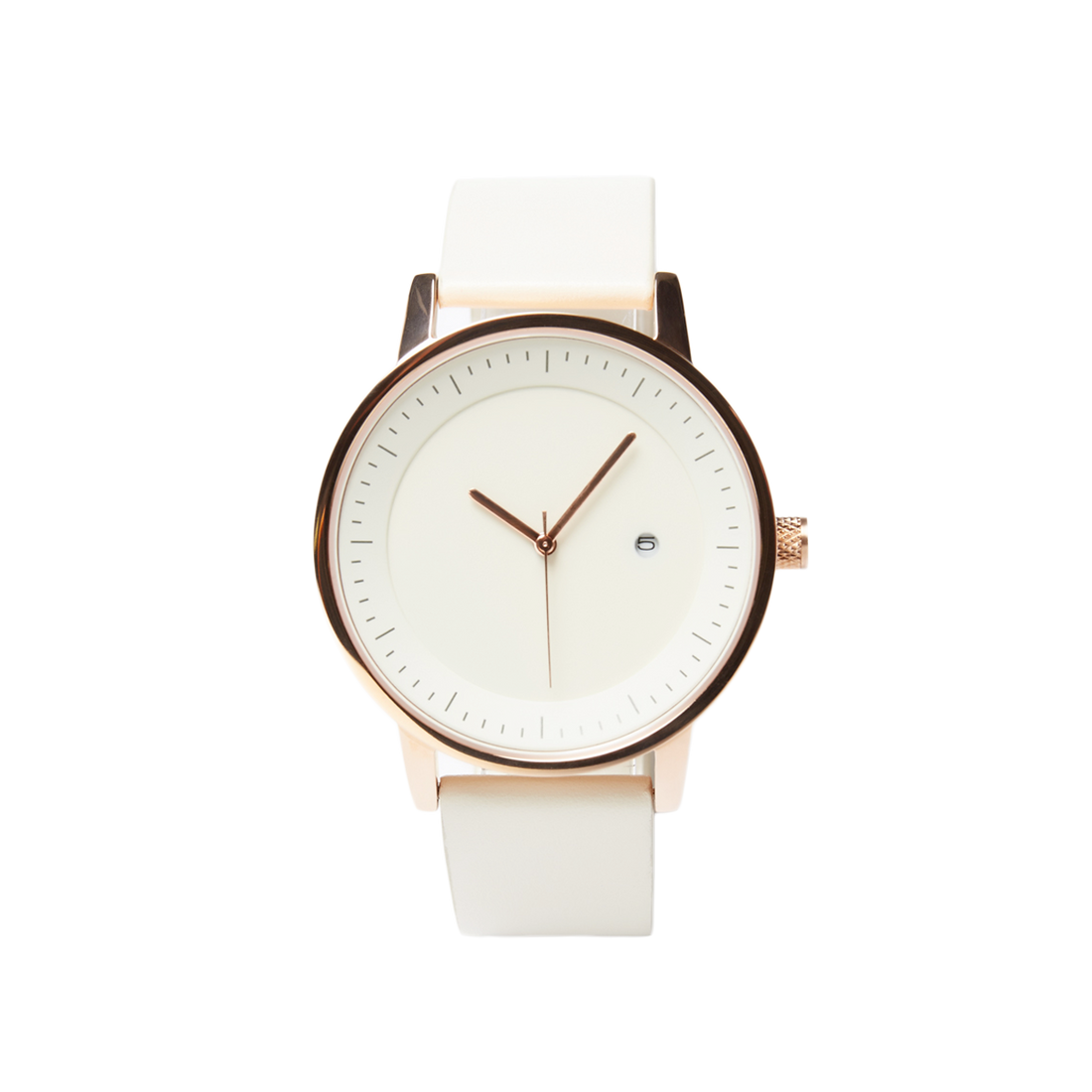 Simple Watch Co. Earl - White / Gold / White